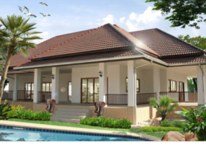 Desain Rumah Minimalis 1 Lantai Dengan Teras Keliling | BangunRumah.com